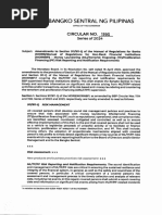 BSP Memorandum No M-2024-037 | PDF