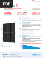 Trina 620w Datasheet | PDF | Solar Panel | Photovoltaics
