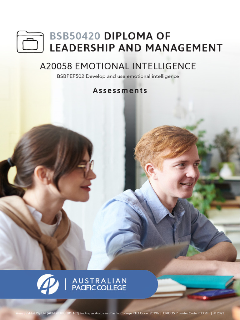 Emotional Intelligence - Leadership and Management Exercises | PDF ...