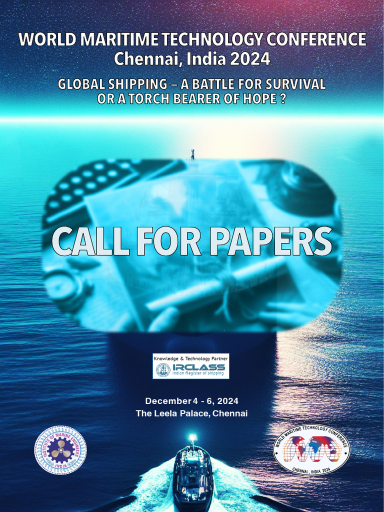 WMTC 2024 Call for Papers in Chennai | PDF | Sustainability | Ships