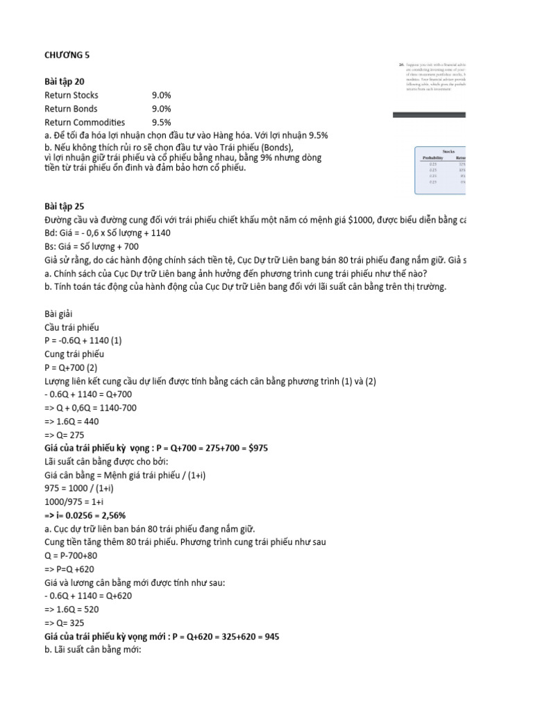 Bai Tap Chương 5-LTTC | PDF