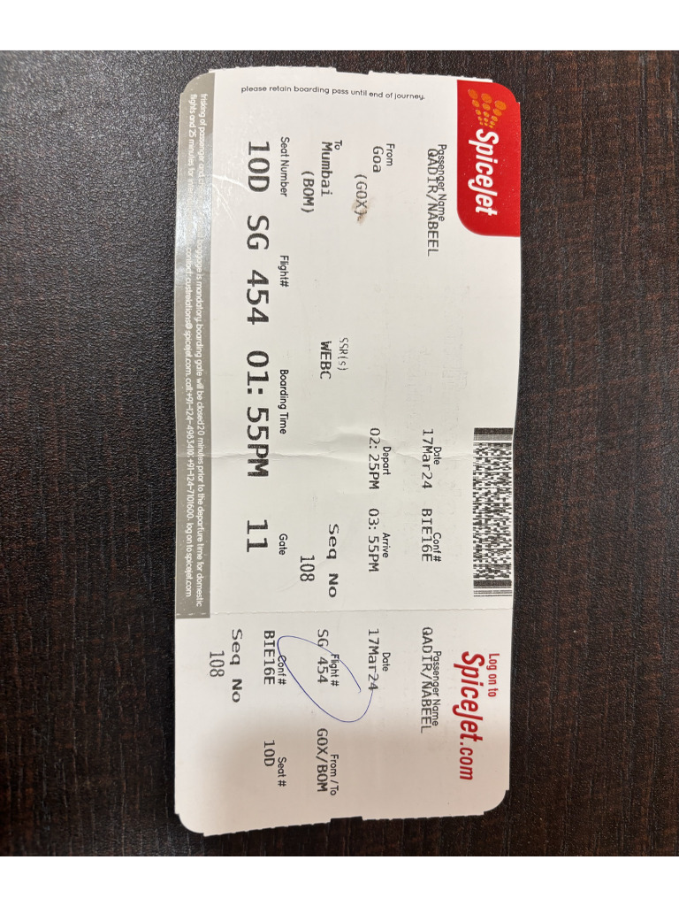 Boarding Pass | PDF