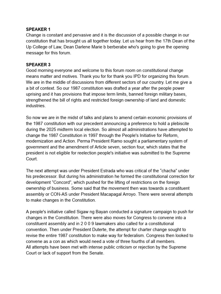 Transcript (Edited) | PDF | United States Congress | American Government