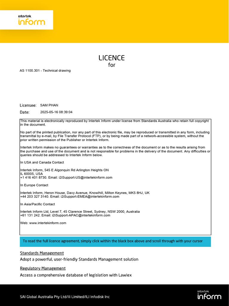 AS 1100.301-2008 Technical Drawing | PDF | Copyright | Intellectual ...