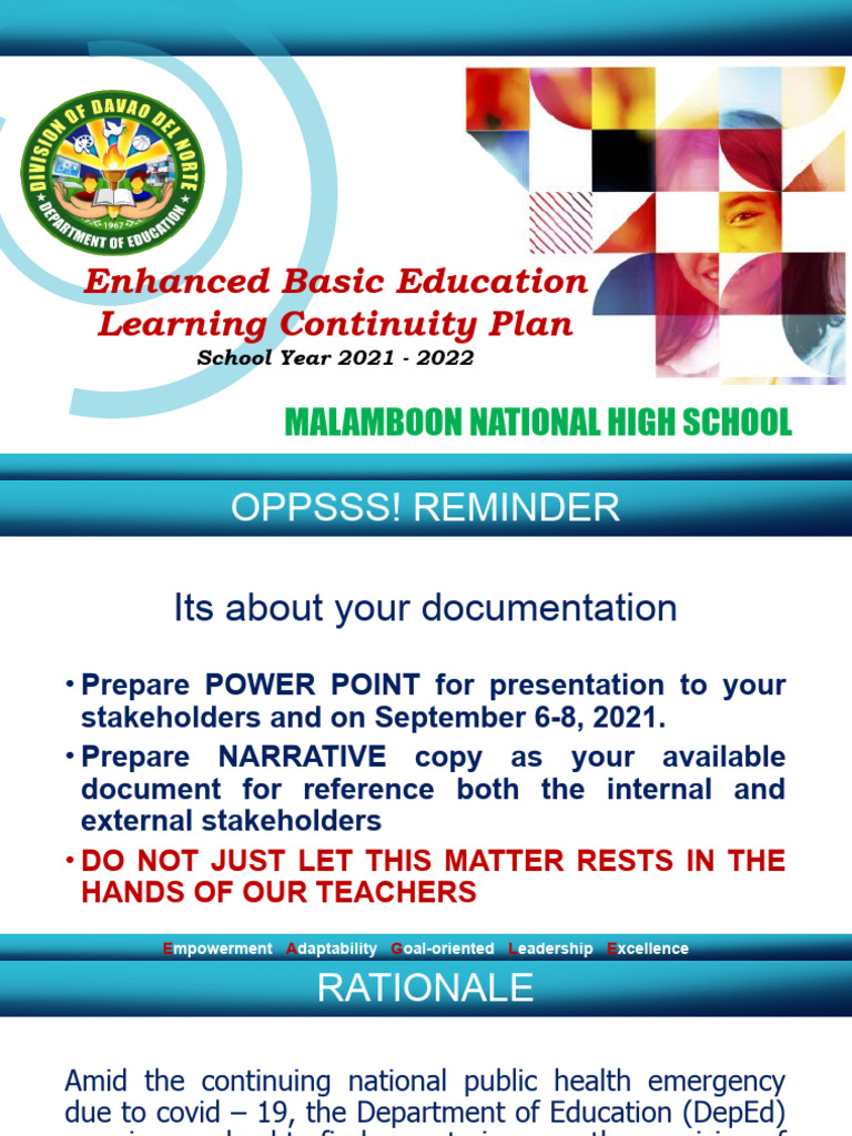 Be LCP 2021 2022 San Isidro Es | PDF | Distance Education