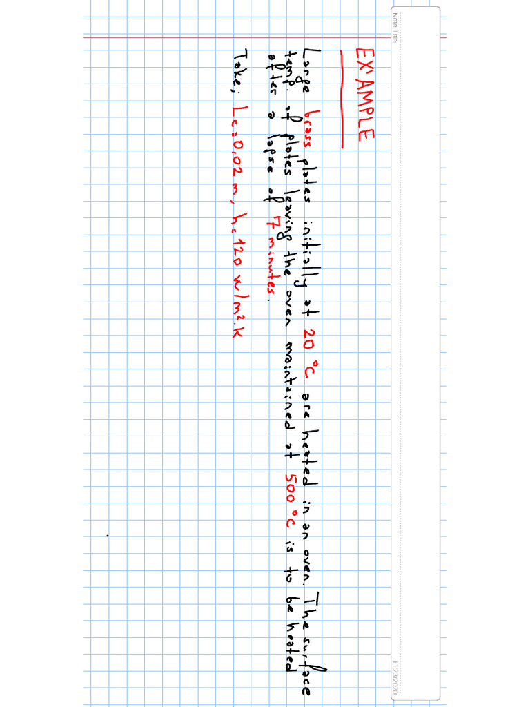 Example On Unsteady Heat Conduction Pdf