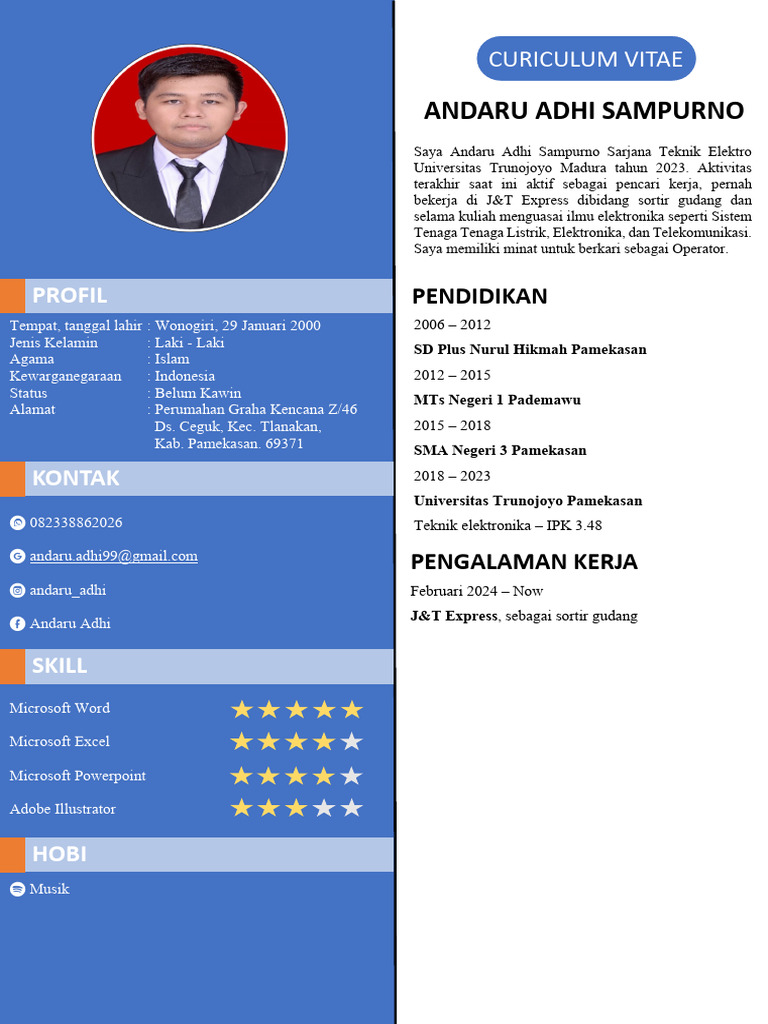 CV Andaru Adhi Sampurno, Teknik Elektro | PDF
