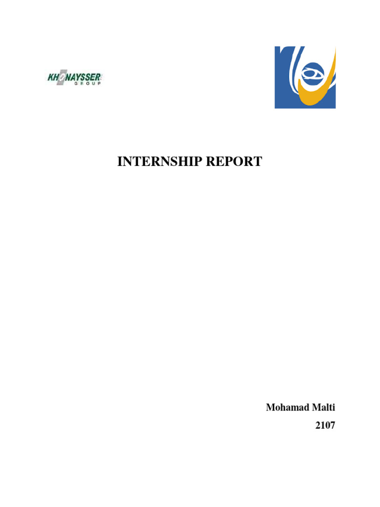 Internship Report | PDF | Internal Combustion Engine | Diesel Engine