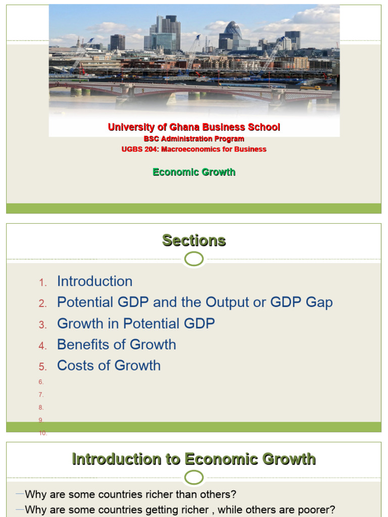 Lecture 2 | PDF | Output Gap | Gross Domestic Product