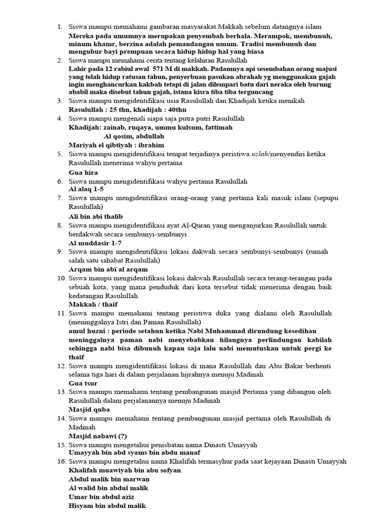 Kisi kisi UCK Tarikh 2024-1 | PDF