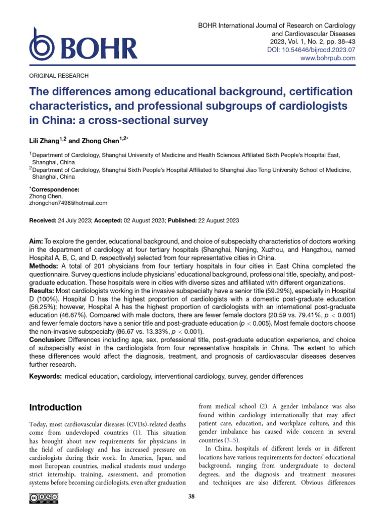 The differences among educational background, certification ...