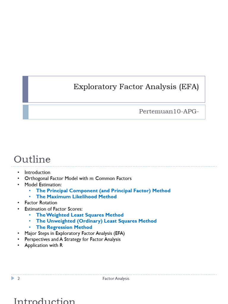 Factor Analysis | PDF | Factor Analysis | Ordinary Least Squares Factor Analysis | PDF | Factor Analysis | Ordinary Least Squares