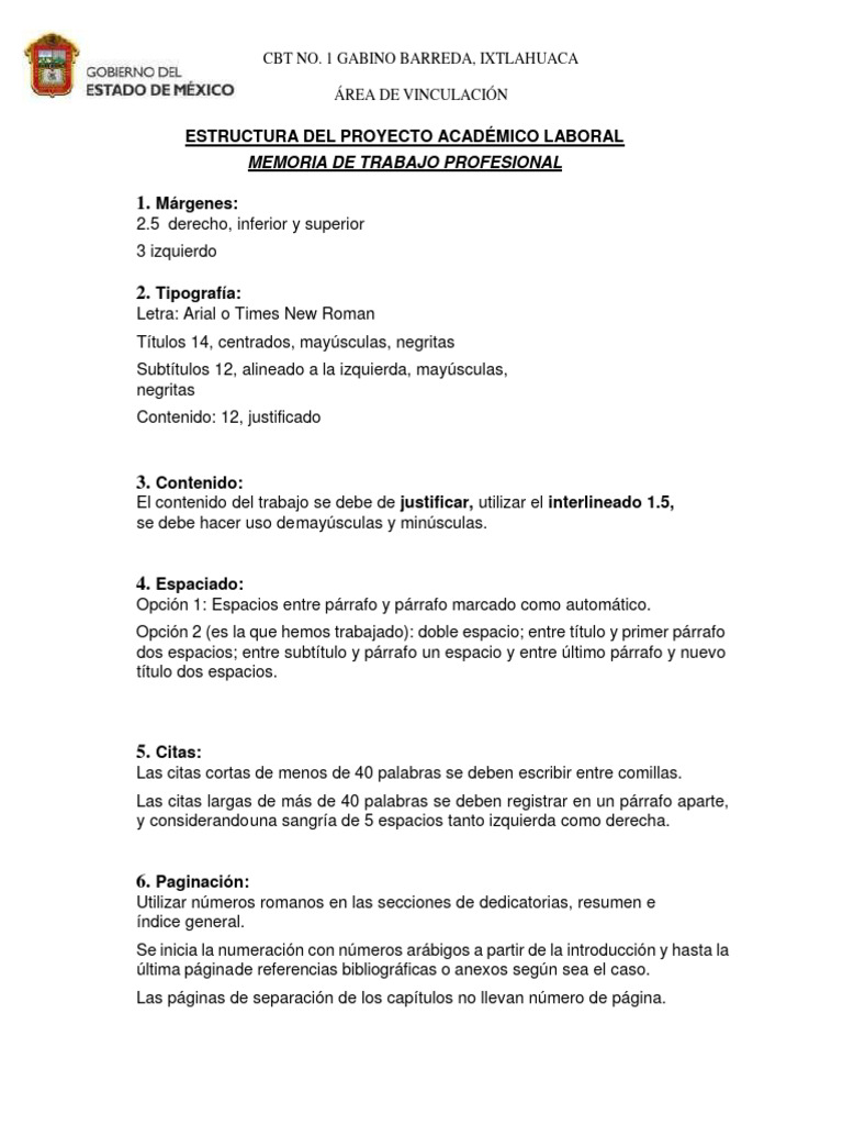 Estructura Del Proyecto Académico Laboral | PDF | Citación | Caso de carta Estructura Del Proyecto Académico Laboral | PDF | Citación | Caso de carta