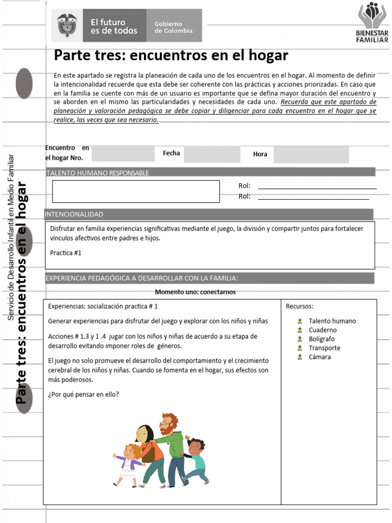 ENCUENTRO EN EL HOGAR PRACTICA # 1 Clare | PDF | Juguetes | Ciencias ...