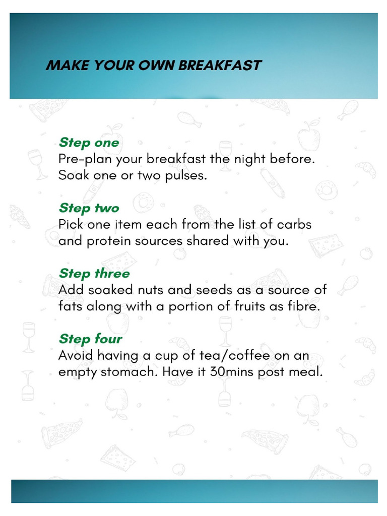 Make Your Own Breakfast | PDF