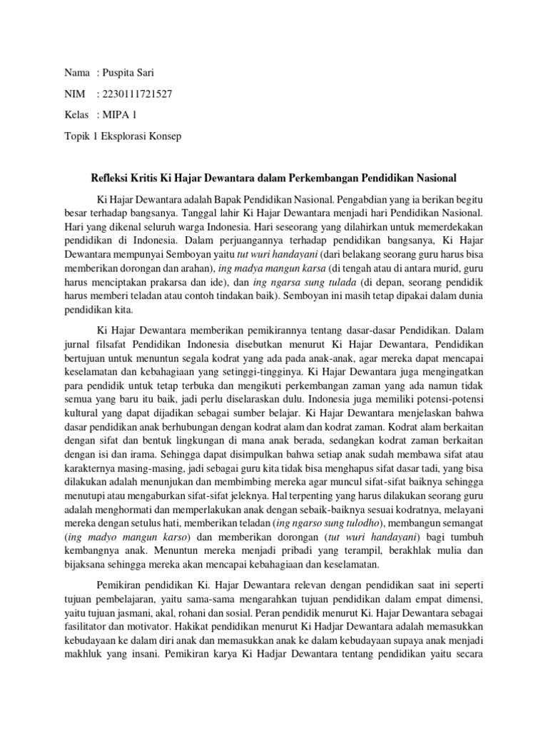 Topik 1 Eksplorasi Konsep | PDF