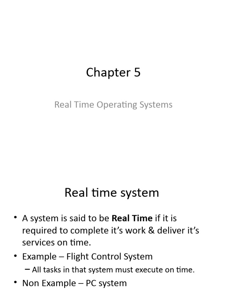 Realtime Operating Systems Pdf Scheduling Computing Operating System 