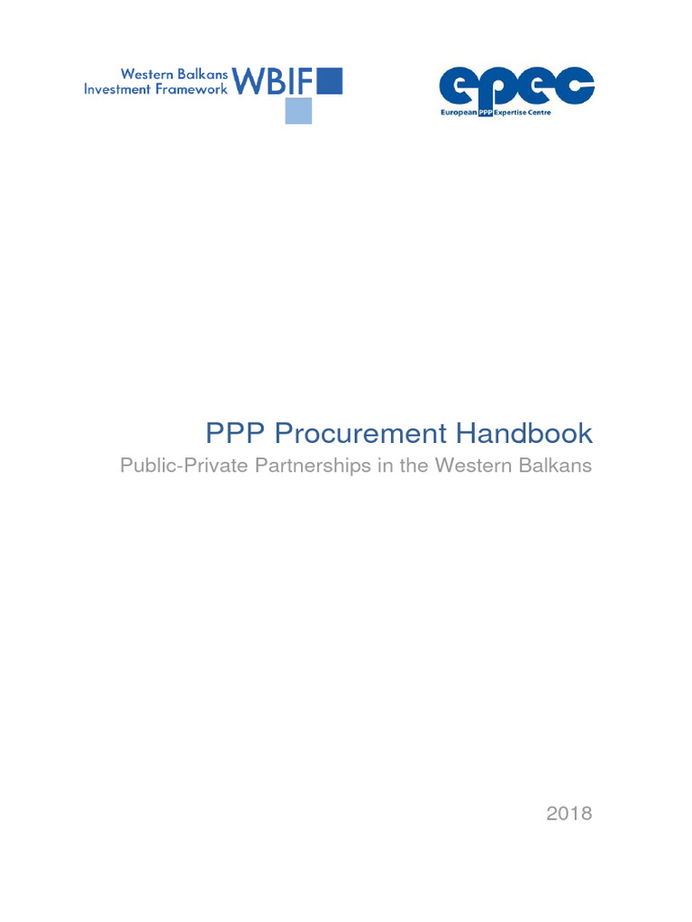 5.4 PPP Procurement Handbook FINAL 310818 | PDF | Public–Private ...