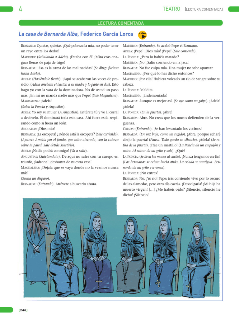 Análisis de "La casa de Bernarda Alba" | PDF | Teatro