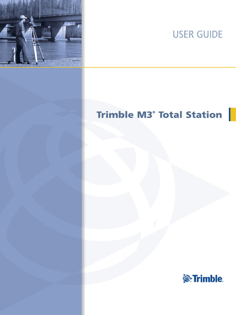 Trimble M3 Total Station - User Guide | PDF | Laser | Radio
