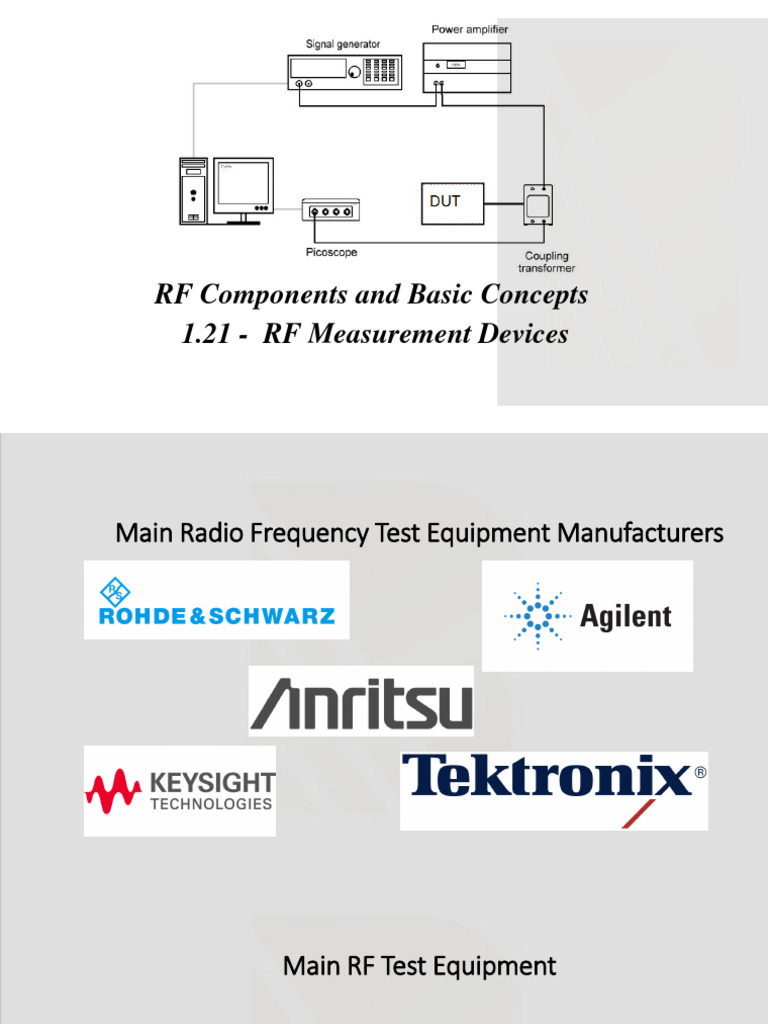 RF Measurement Devices Overview | PDF | Electronics | Electronic ...