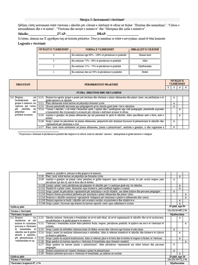 3.1 Shembull I Vlerësimit | PDF