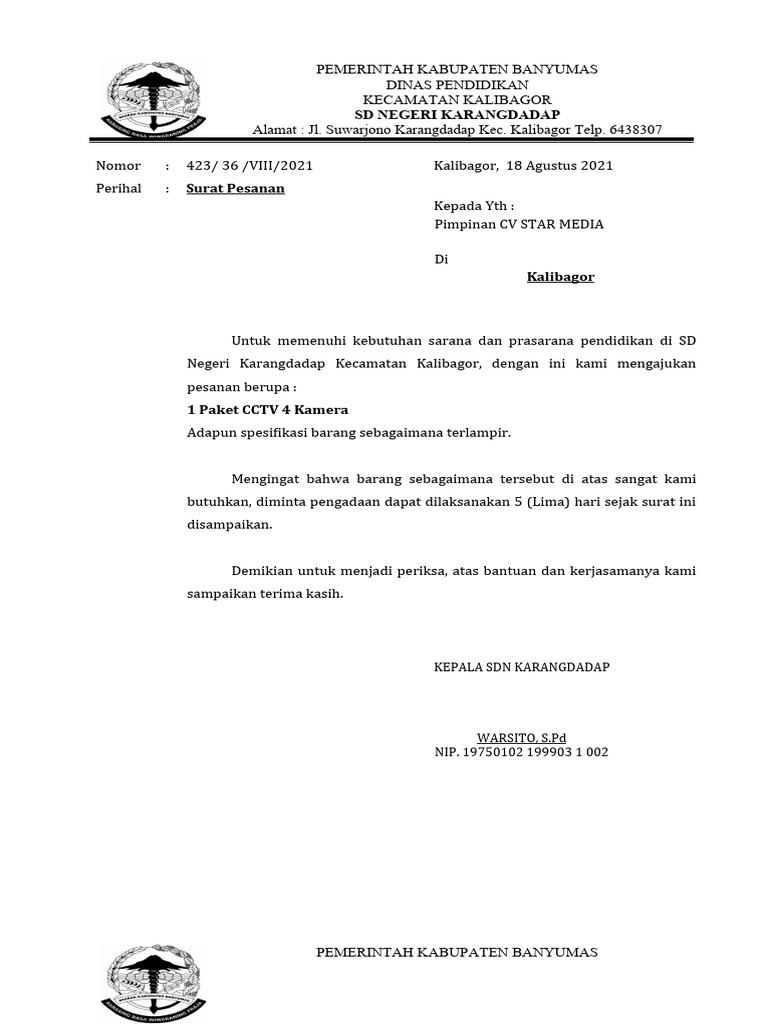 030 Berita Acara Barang CCTV | PDF