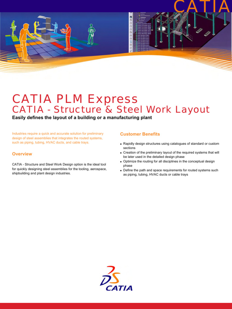 CATIA - Structure & Steel Work Layout | PDF | Product Lifecycle | Computing
