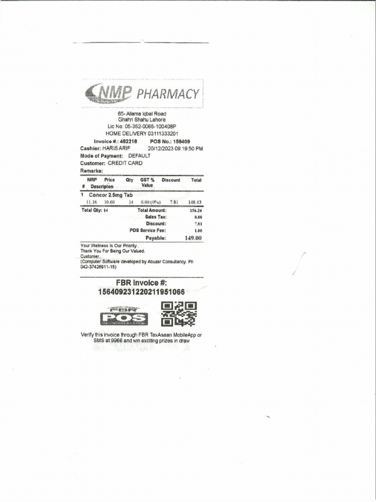 Medicine Bill... | PDF