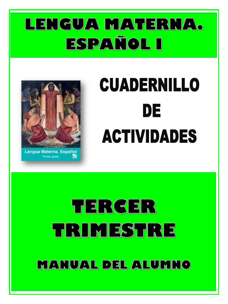1° Español 3T - Alumno | PDF | Lingüística | México