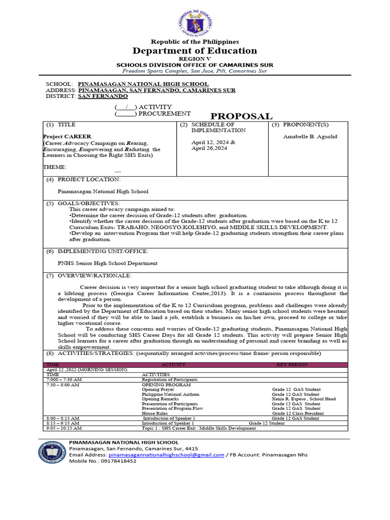 Project Career-Proposal | PDF