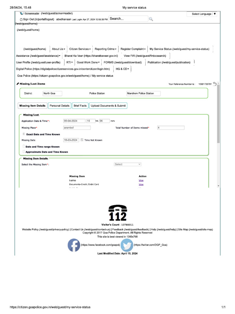online report reference | PDF