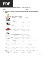 Grade 2 Quarter 1 Summative Test Key Answers | PDF