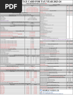 WHT Tax Card - 2024 | PDF | Taxes | Business