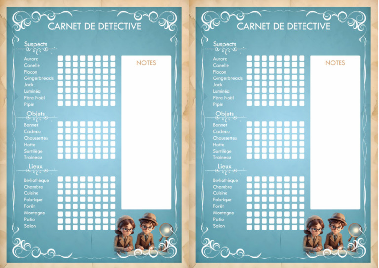 Carnet Détective | PDF