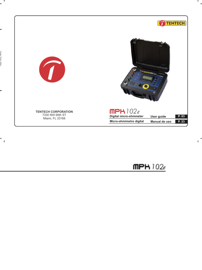 TENTECH MPK-102e User Guide | PDF | Rechargeable Battery | Battery Charger