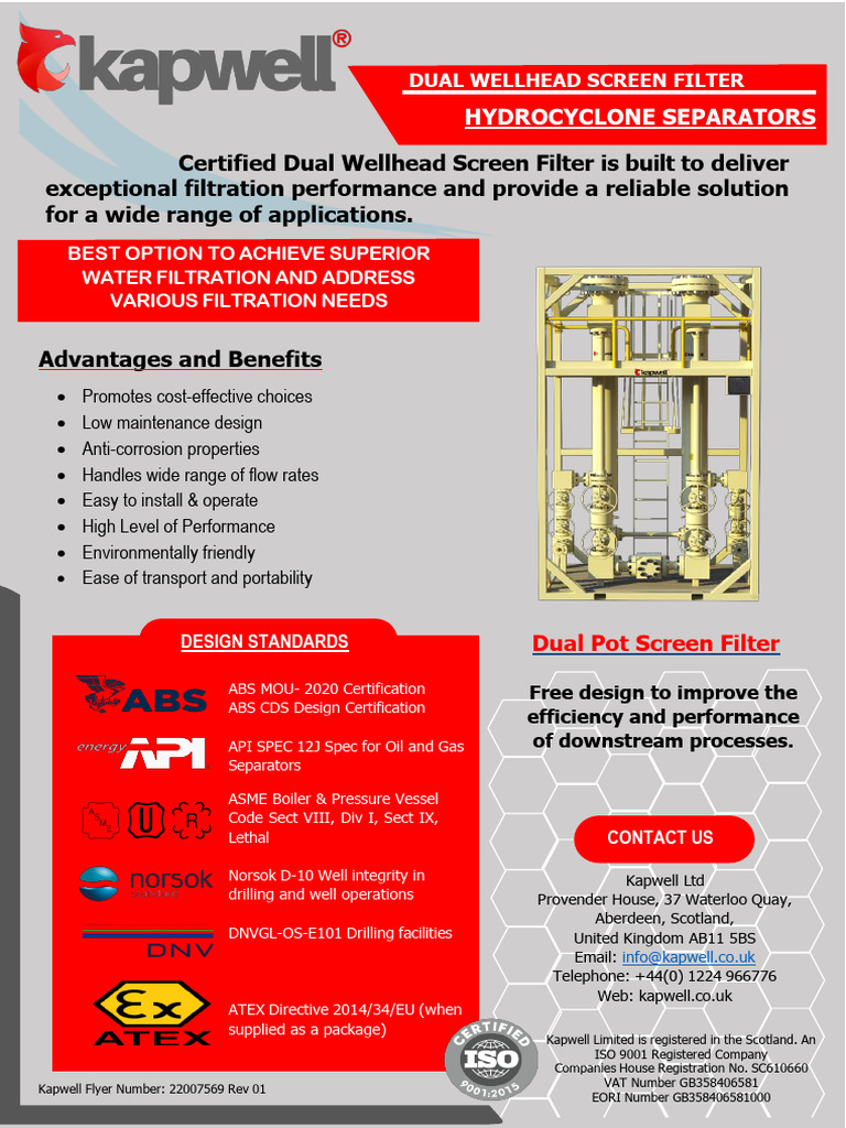 Dual Pot Filter | PDF | Filtration