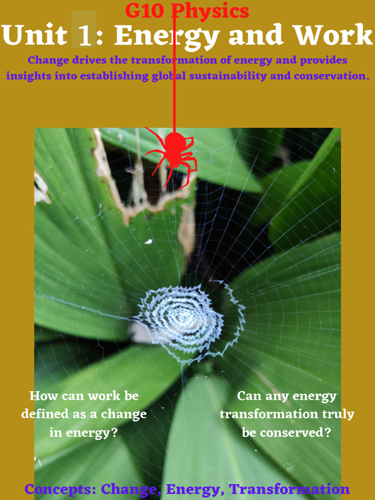 Grade 10 Physics Unit 3 - Energy | PDF