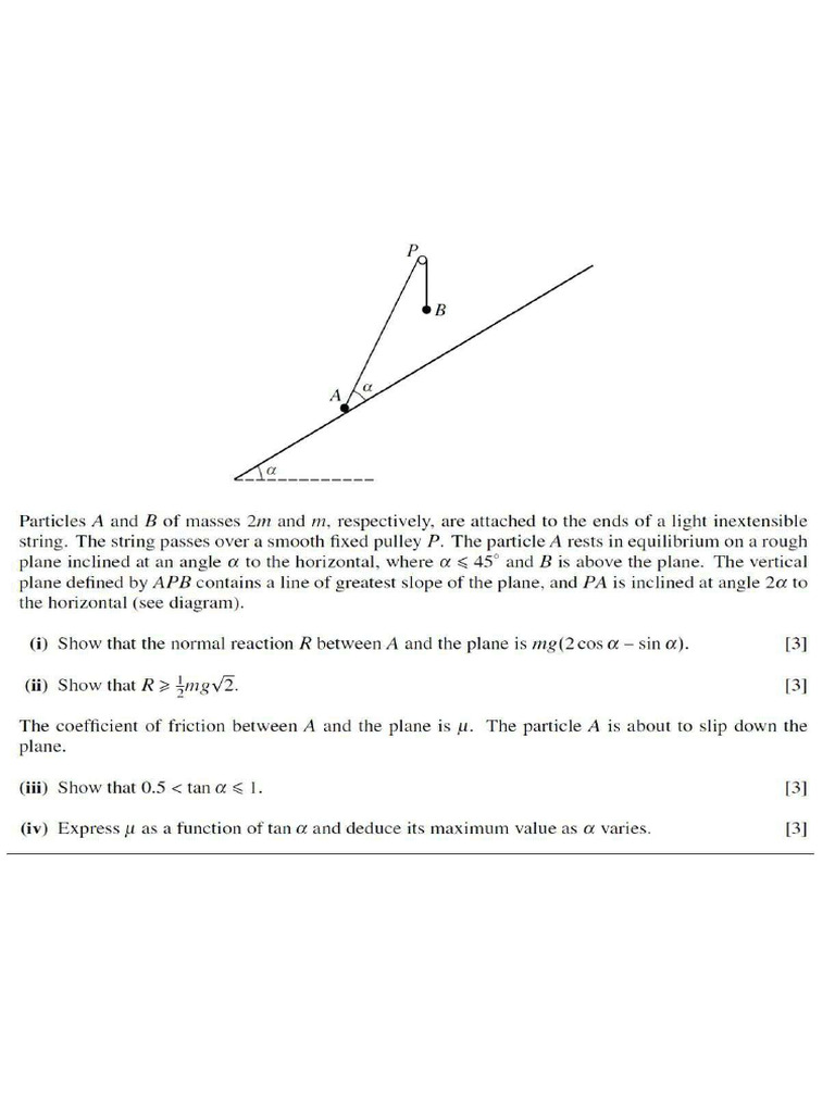 Mechanics Challenging Questions | PDF