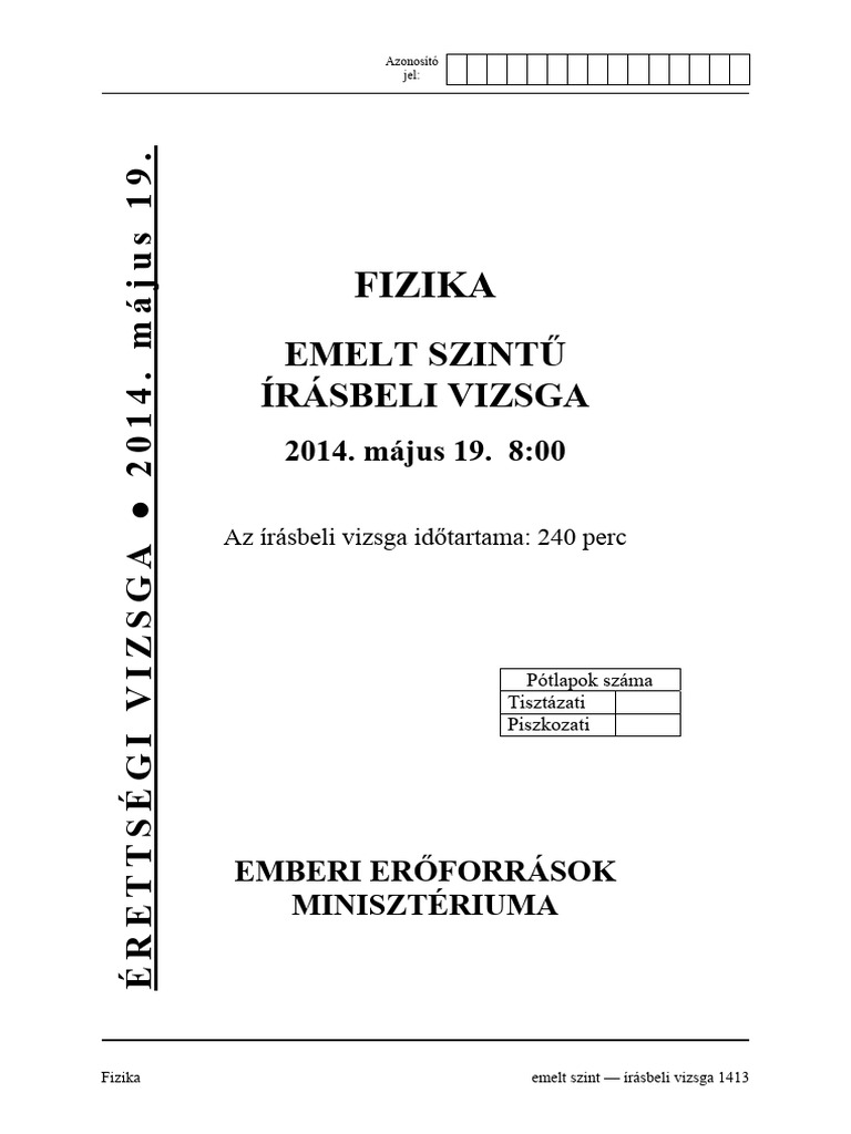 E Fiz 14maj FL | PDF