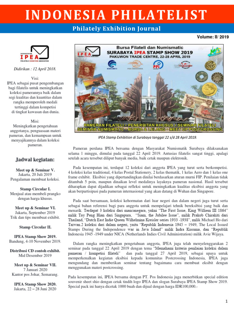 JURNAL IPEA VOLUME II 2019 Final | PDF | Perjalanan