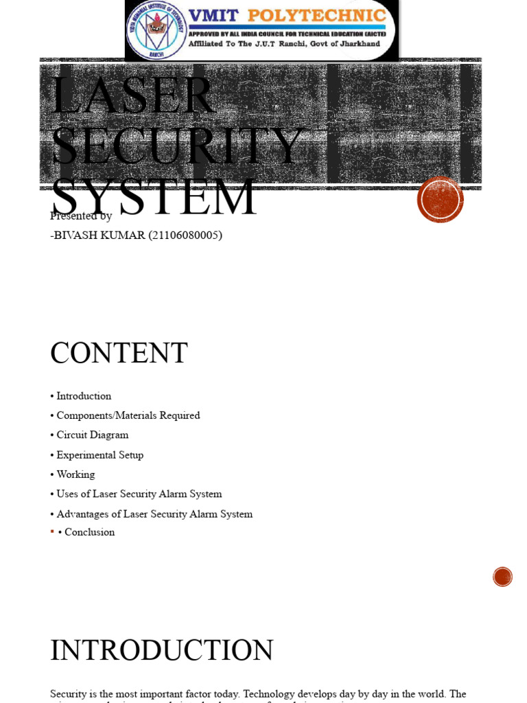 Laser Security System | PDF | Security Alarm | Transistor