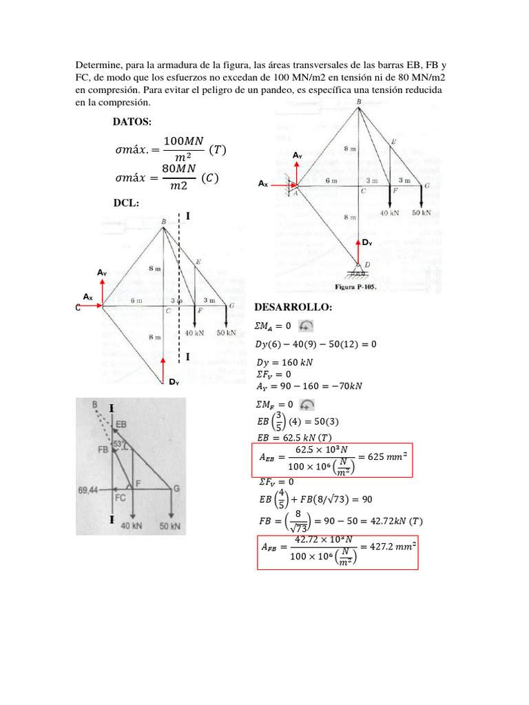Esfuerzo Simple | PDF | Ingeniería de Edificación | Ingeniería estructural