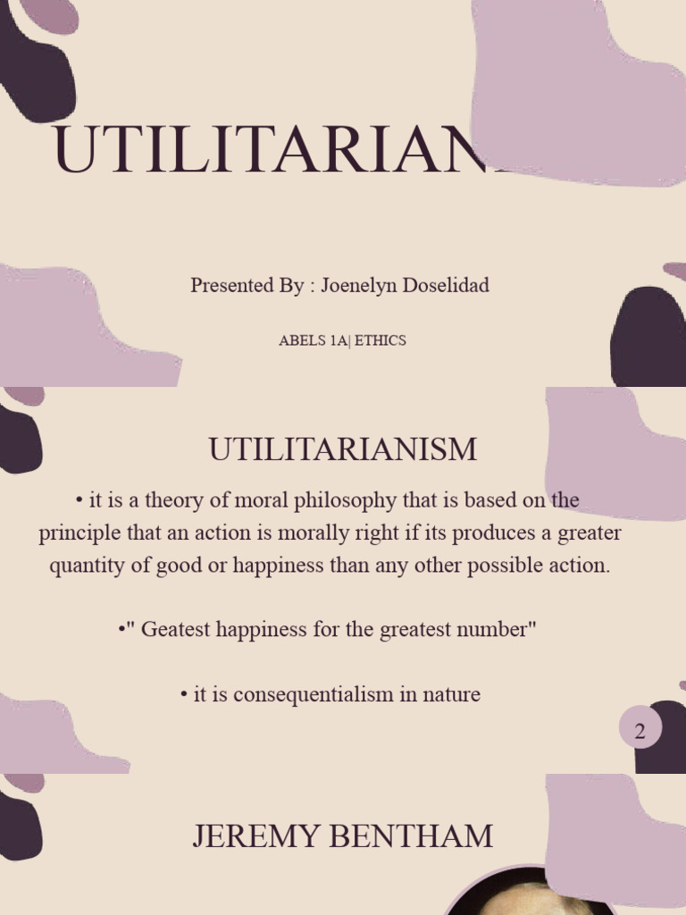 Understanding Utilitarianism Principles | PDF | Utilitarianism | Pleasure