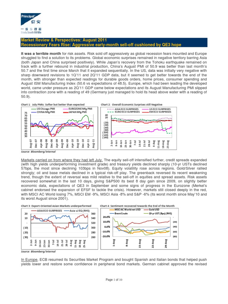 Market Update As of 31 Aug (Eng) | PDF | Federal Reserve System | Bonds ...