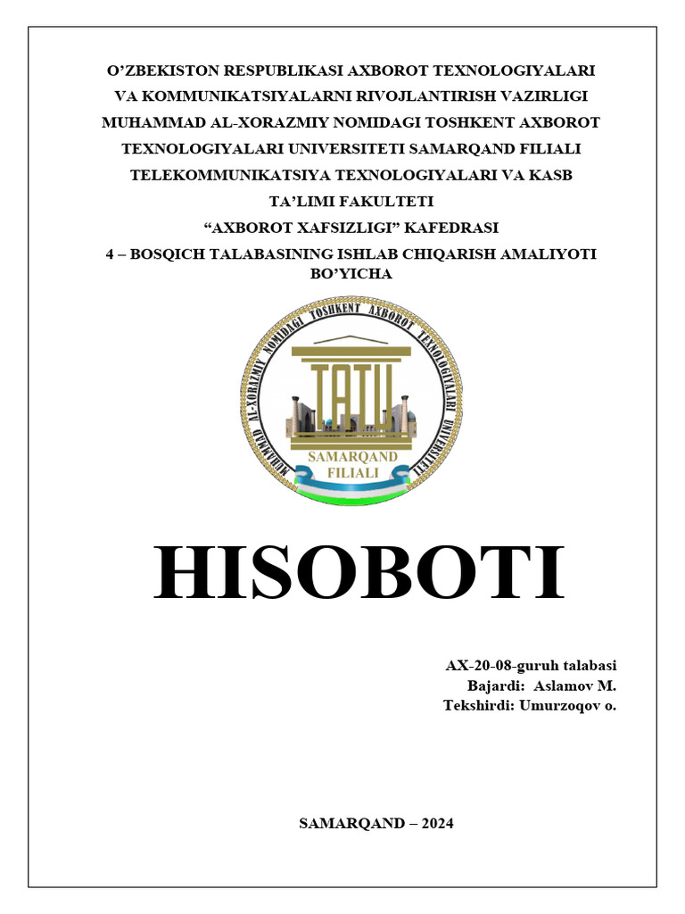 Aslamov Marat | PDF