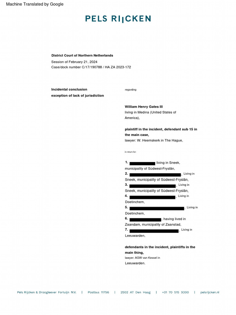 Bill Gates Incidentele Conclusie Machine Translated From Dutch | PDF ...