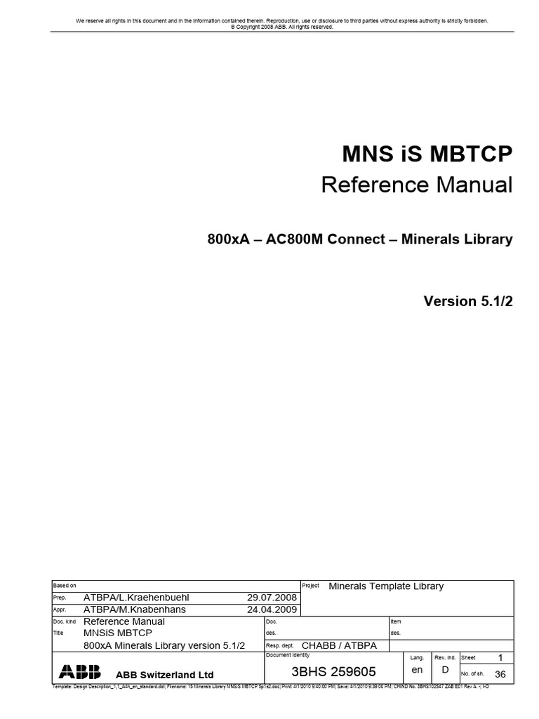 15 Minerals Library MNSiS MBTCP 5p1s2 | PDF | Proxy Server | Computer Network