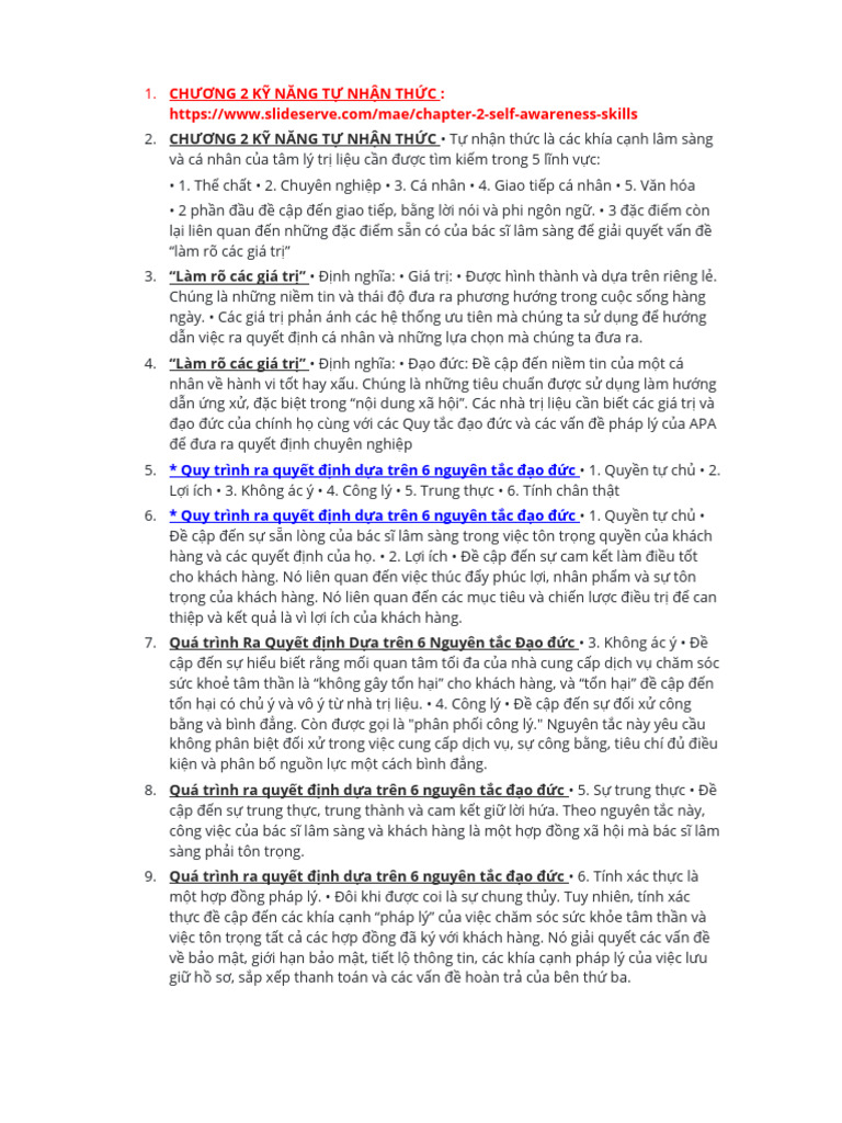 Self-Awareness Chapter 2 | PDF