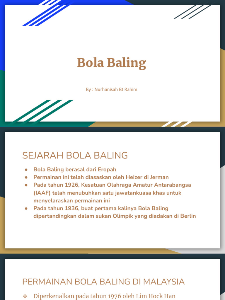 PENGENALAN Bola Baling | PDF